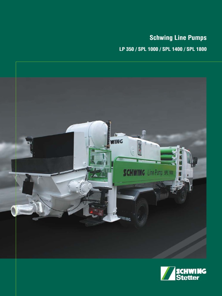 The SCHWING Line Pump: A Compact Truck Mounted Concrete Pump for ...
