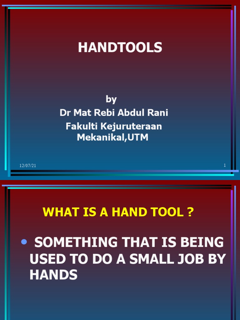 Ergonomic Hand Tool Design Guide | PDF | Hand | Tools