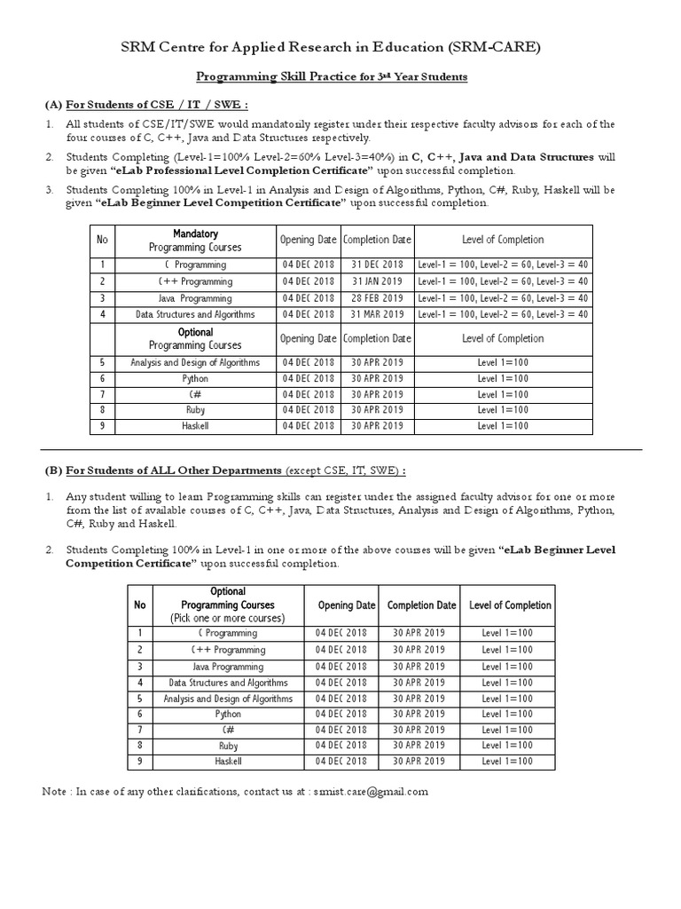 ELab Skill Training | PDF | Computer Engineering | Information Technology Management