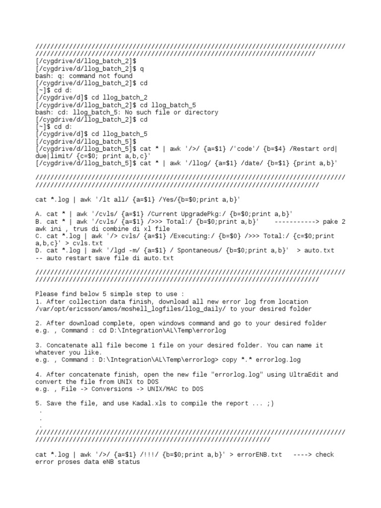 Master Comand Rev - 28122011.A | PDF | Dos | Computer File
