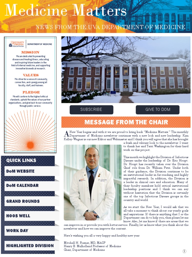 Medicine Matters - January 2018 | PDF | Infection | Doctor Of Medicine