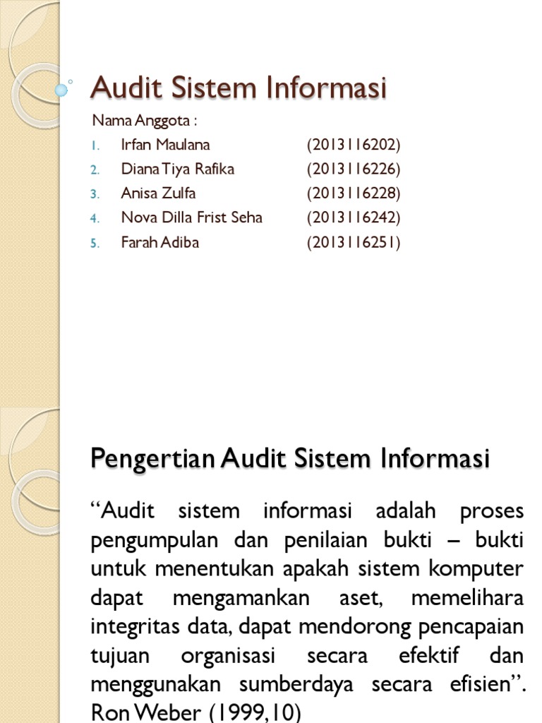 Audit Sistem Informasi | PDF | Komputer