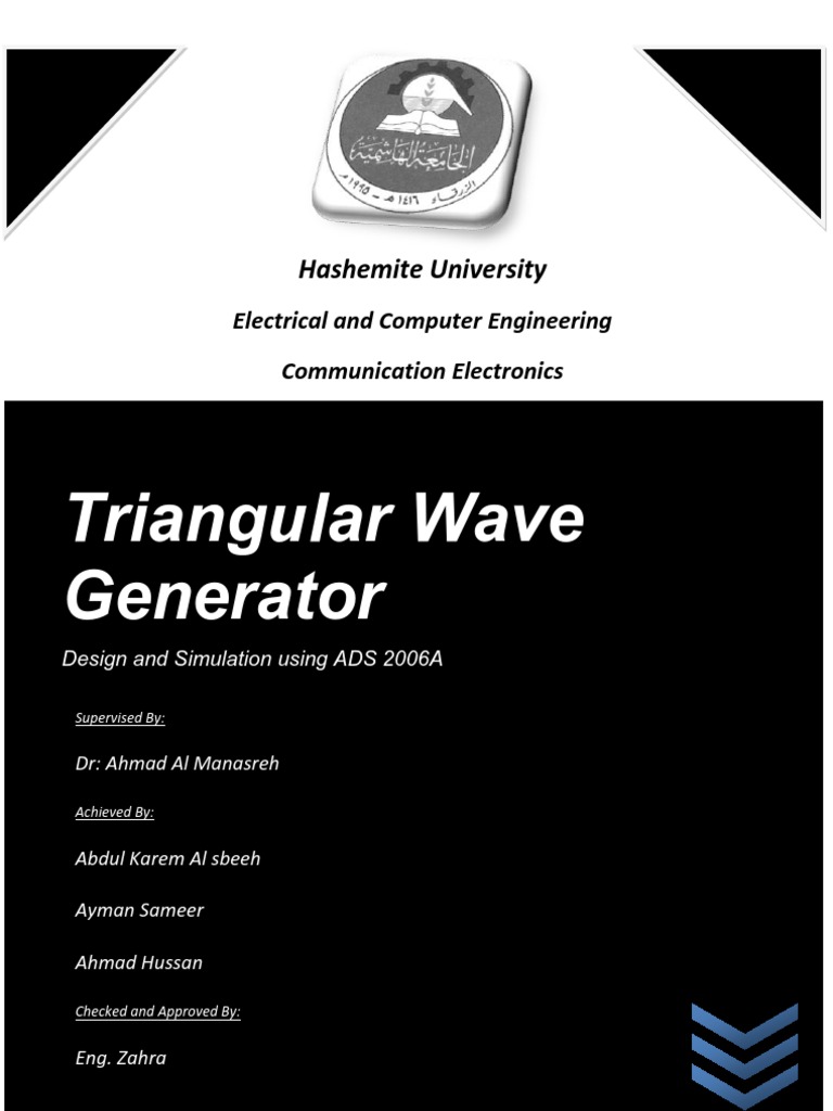 Triangular Wave Generator | PDF | Electronic Circuits | Capacitor