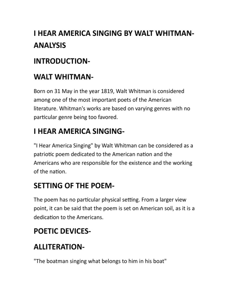 America Singing | PDF