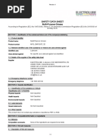 EP2 Grease Safety Data Sheet | PDF | Dangerous Goods | Toxicity