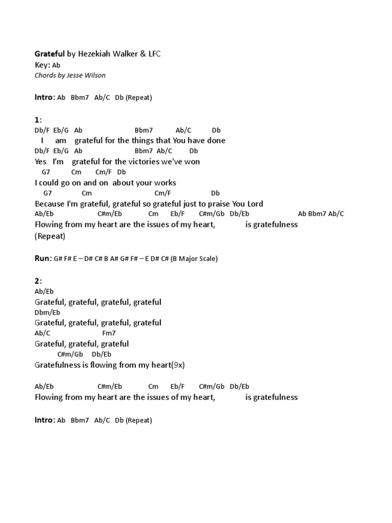 Grateful Chords | PDF