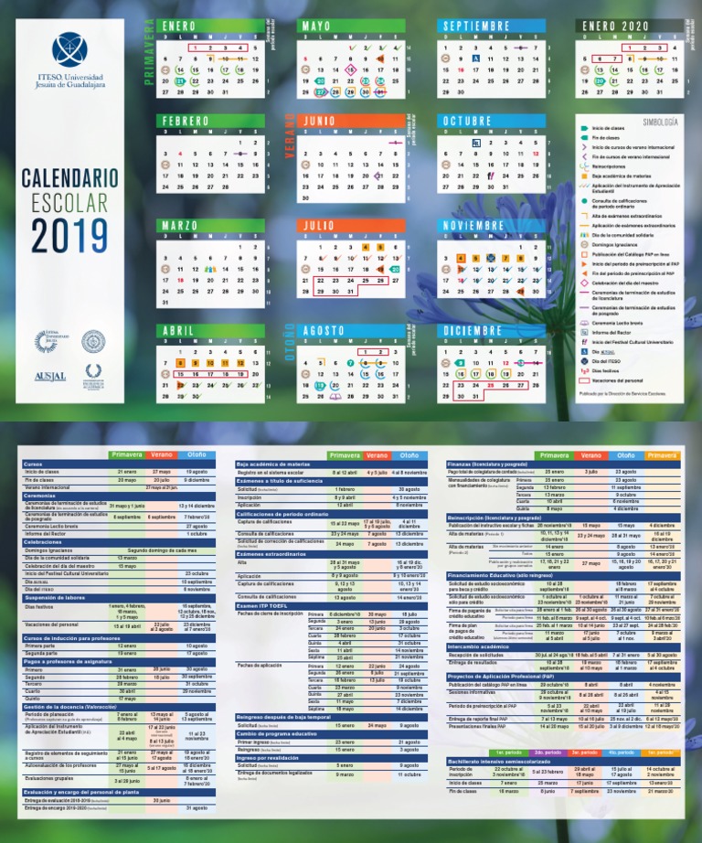 Calendario Escolar 2019 | PDF | Modificación de comportamiento ...