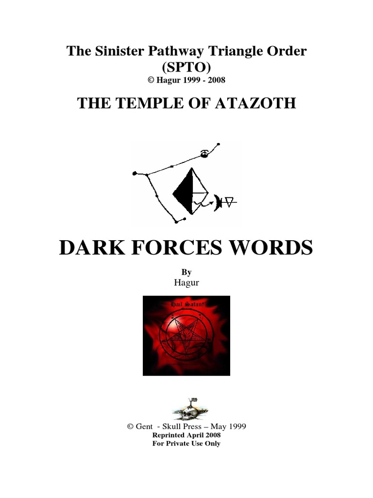 The Temple of Atazoth PDF | PDF | Satanism | Satan