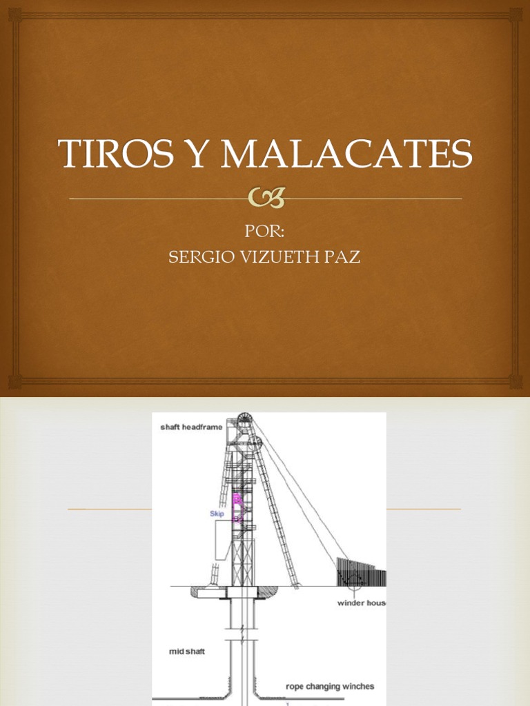 [TITULO] El equipo fundamental: El malacate, sus partes, tipos ...