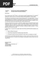 DPWH Hi Way Clearance-Letter Format | PDF | Business | Law