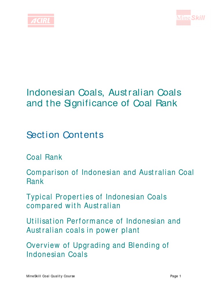 Low Rank Coals | PDF | Bituminous Coal | Lignite
