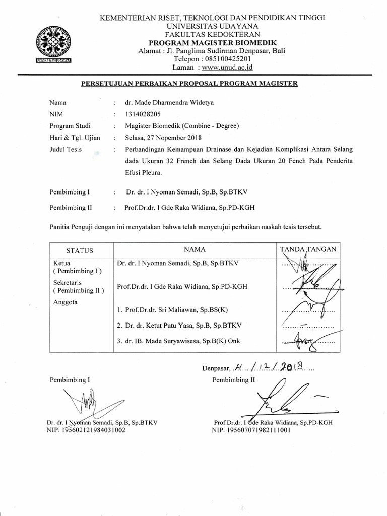 Formulir Revisi | PDF