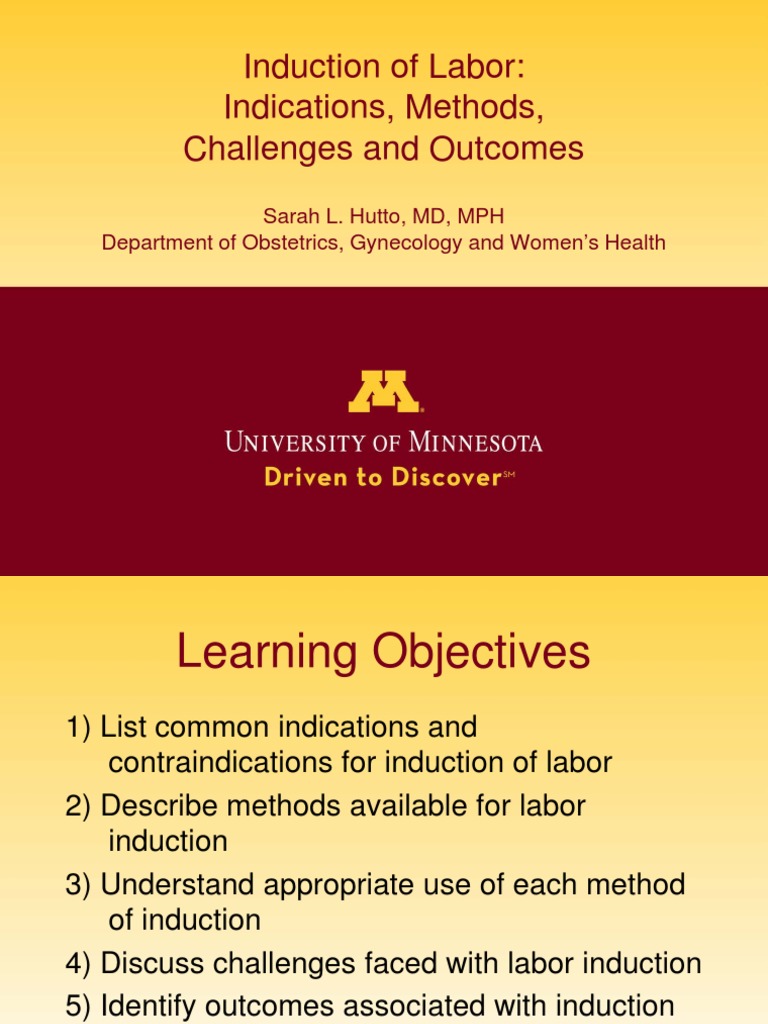 Induction of Labour | PDF | Childbirth | Motherhood