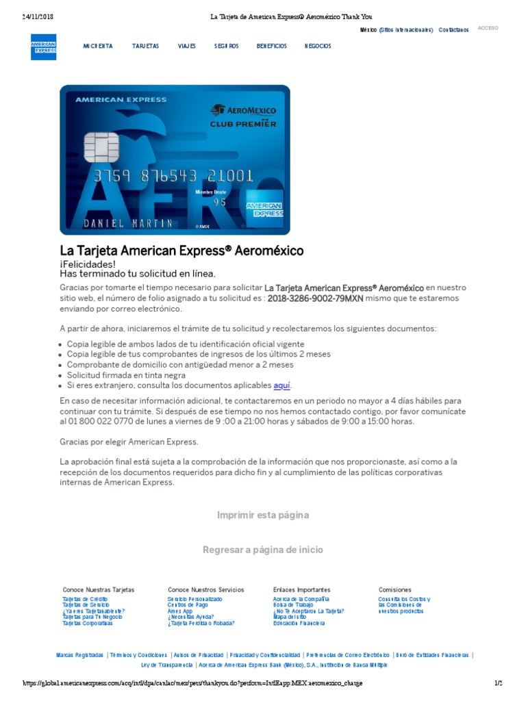 American Express | PDF | American Express | Bancos