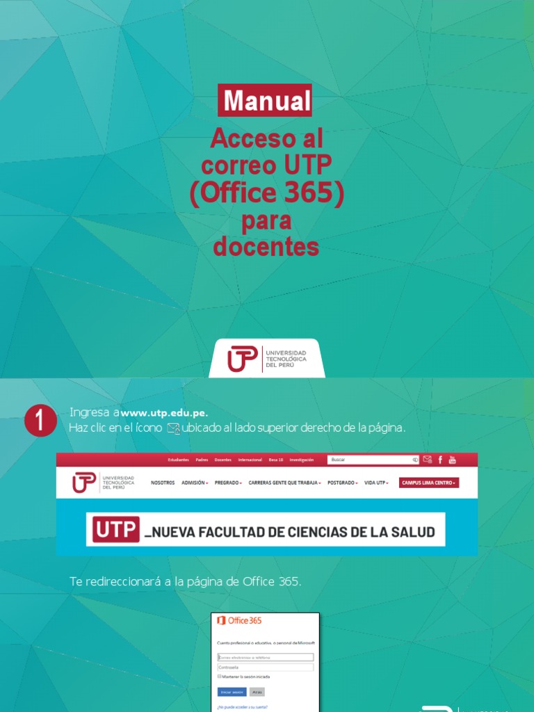 Manual Correo UTP Docentes | PDF