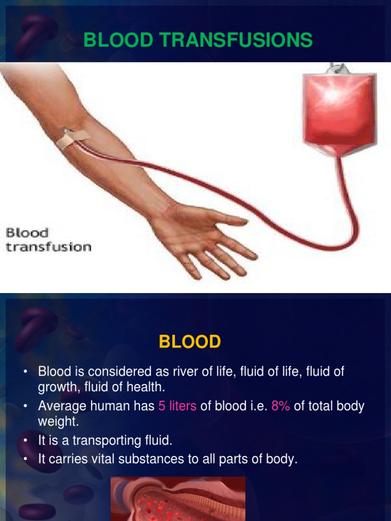 Blood Transfusion Final | PDF | Blood Type | Blood Transfusion