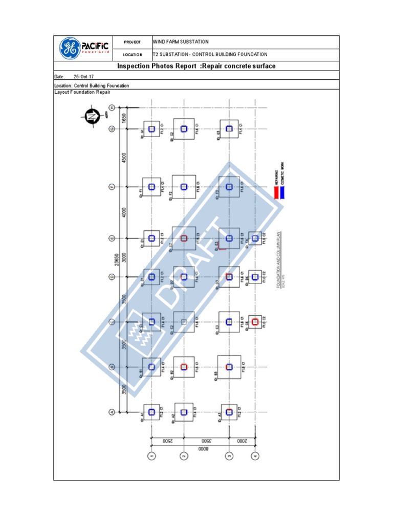 Concrete Repair Report for Wind Farm Substation | PDF