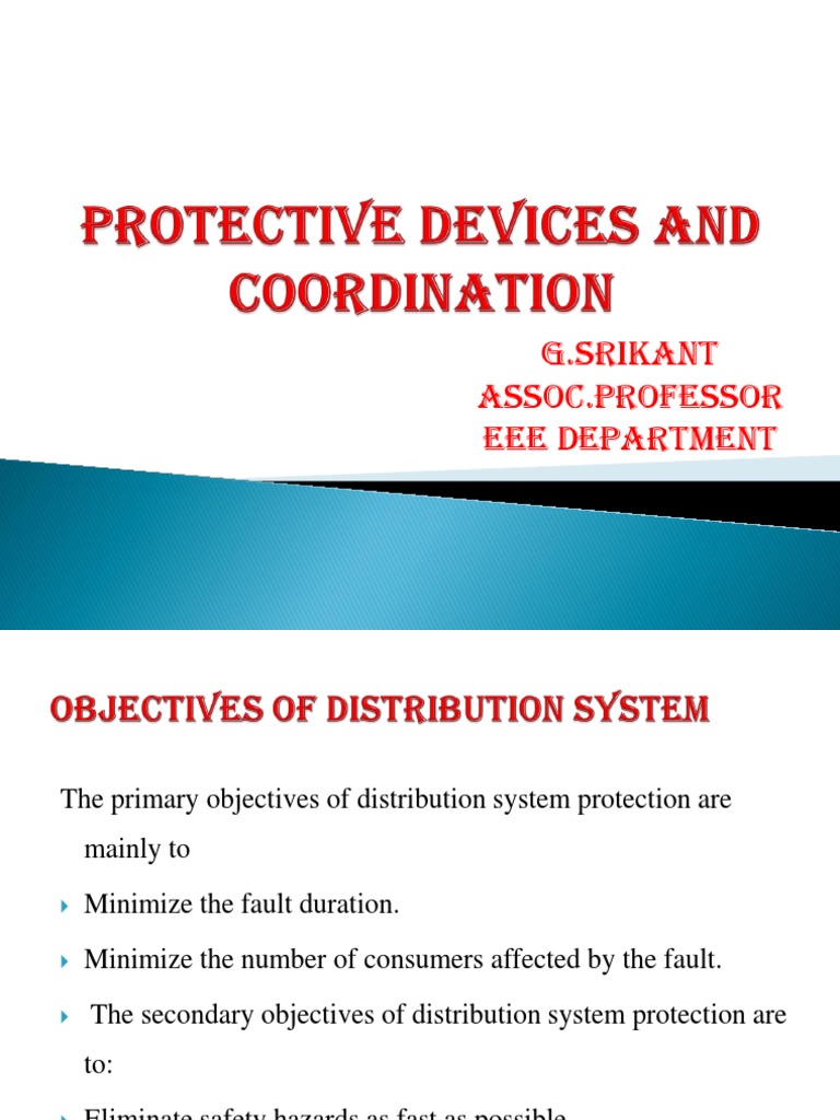 Protective Devices and Coordination | PDF
