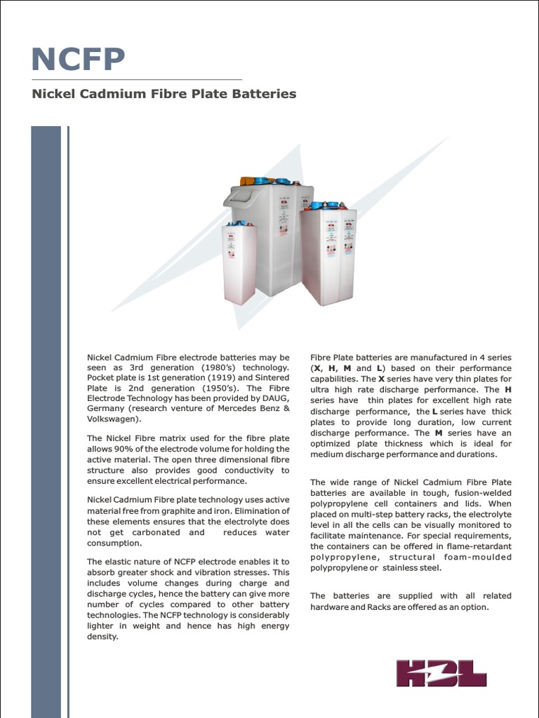 Ni CD Batteries | Technology | Electromagnetism