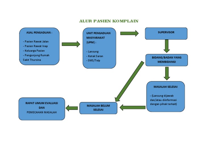Alur Pasien Komplain | PDF