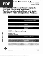 Ieee STD C57 12 00 2010 | PDF