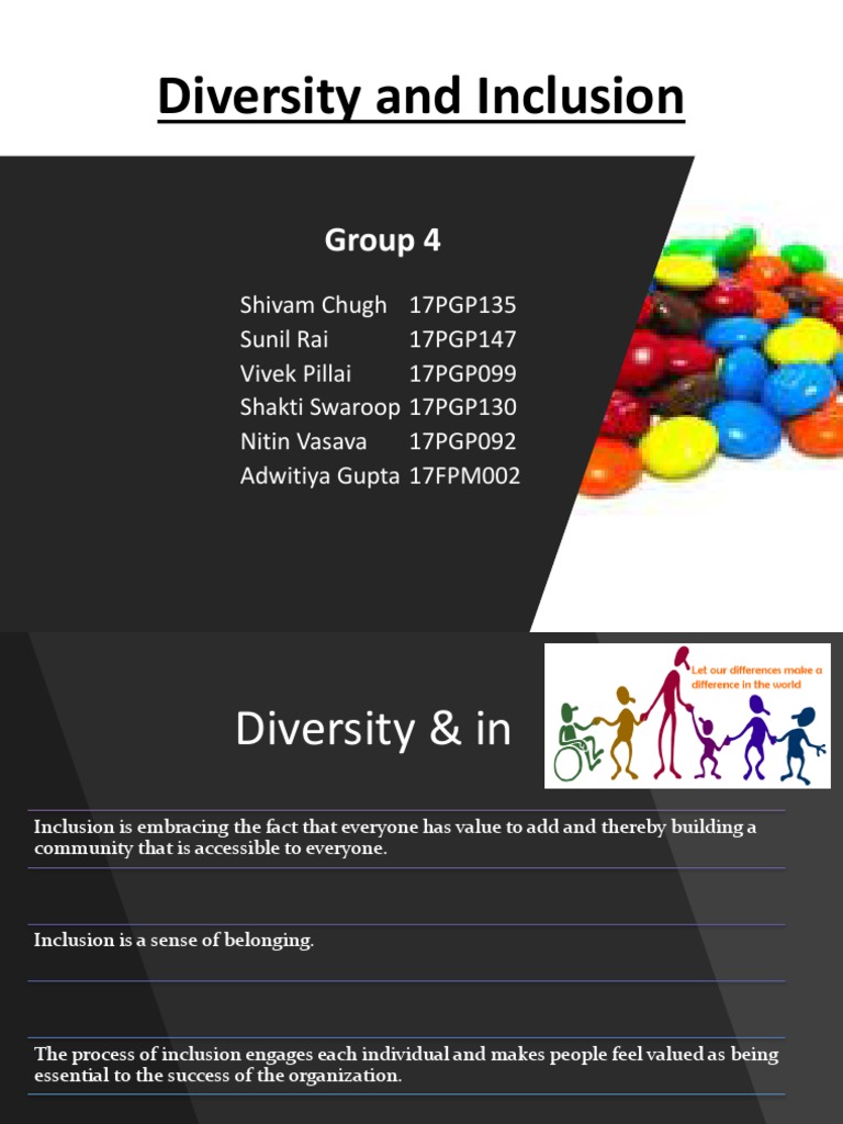 Diversity and Inclusion Group 4 | PDF | Business | Wellness
