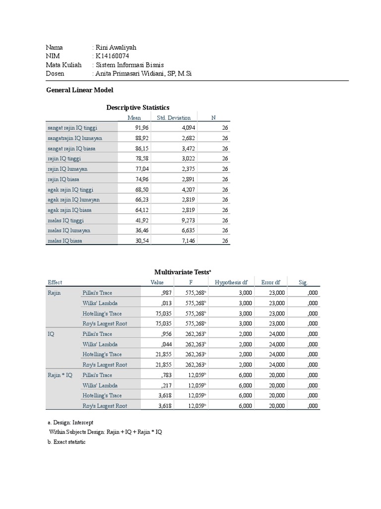 General Linear Model | PDF | Multiple Comparisons Problem | Confidence ...