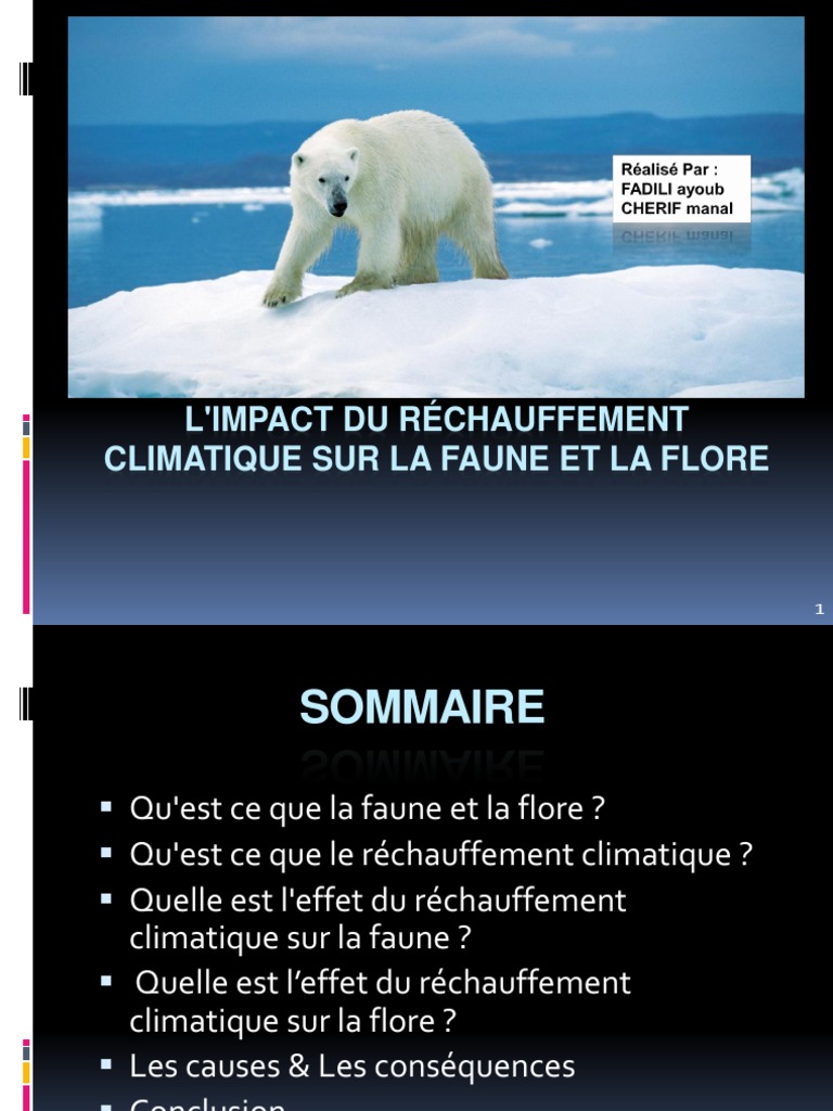 Impact du réchauffement sur faune et flore | PDF | Faune | Réchauffement planétaire
