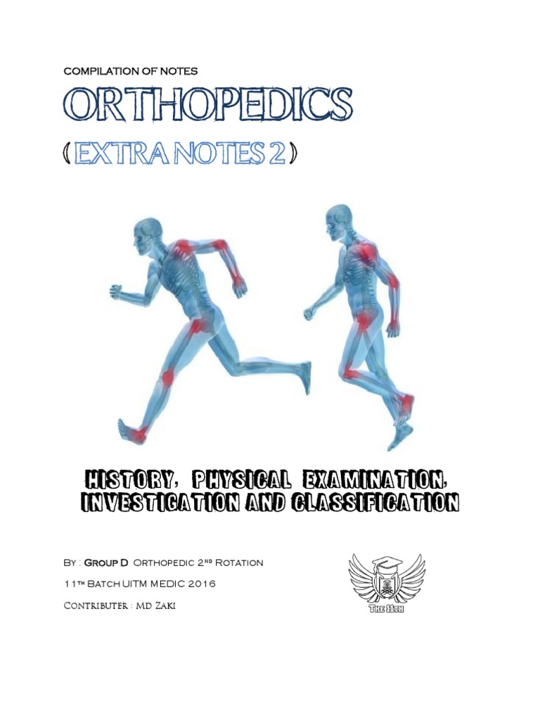 Orthopedics: Extra Notes 2 | PDF | Knee | Human Leg