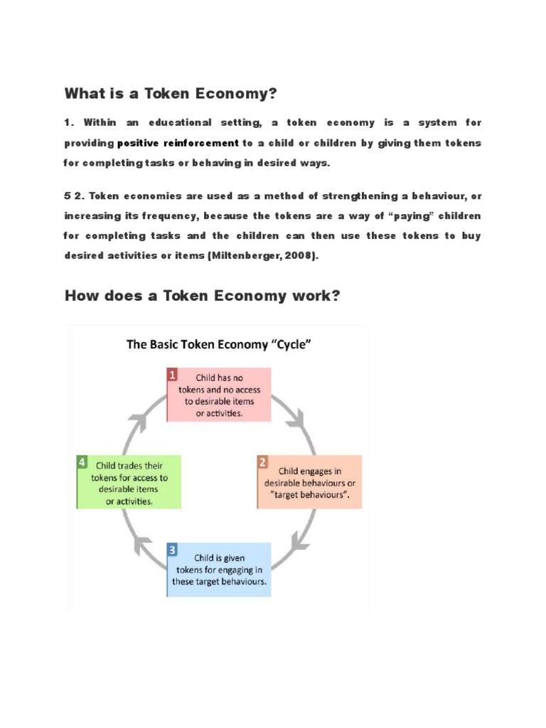 What Is A Token Economy | PDF | Wechsler Adult Intelligence Scale ...