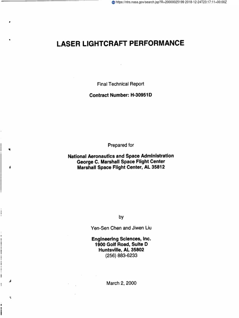 Lightcraft Propulsion | PDF | Laser | Computational Fluid Dynamics