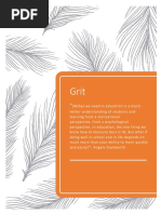 Grit Scale | PDF | Grit (Personality Trait) | Psychology