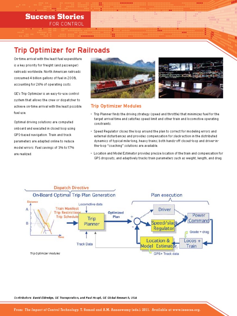 Trip Optimizer For Railroads: Success Stories | PDF | Rail Transport ...