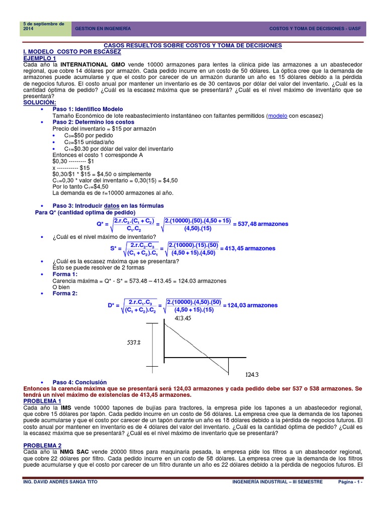 Casos Practicos de Costos Por Proceso | PDF | Inventario | Business