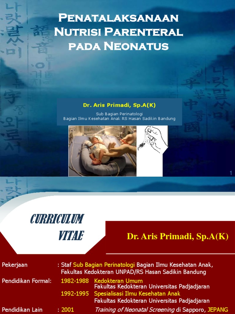Cara Hitung TPN Neonatus PDF | PDF | Pengembangan Diri | Kesehatan Holistik