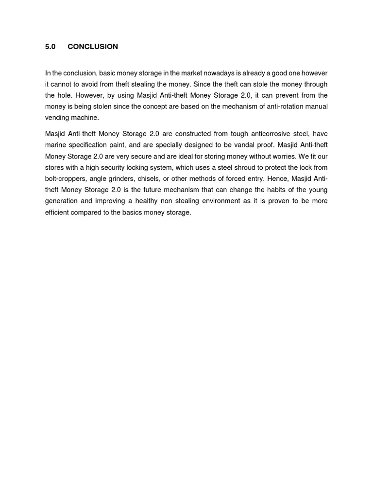 Conclusion Assignment | PDF