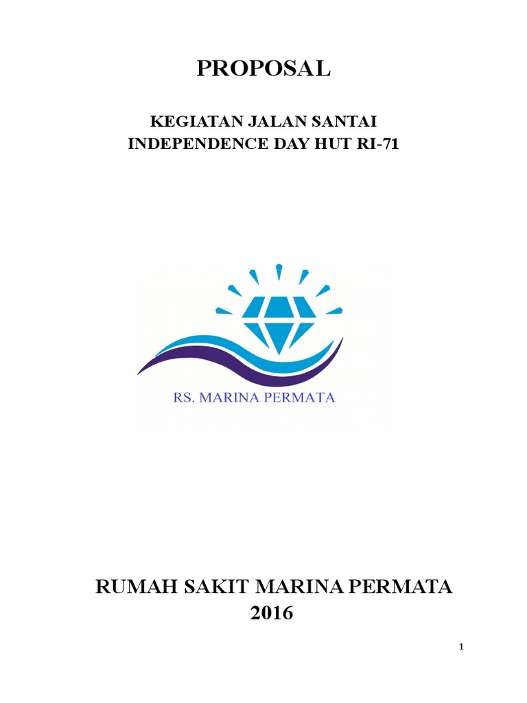 Proposal Kegiatan Promosi Rs TGL 21 08 2016 | PDF