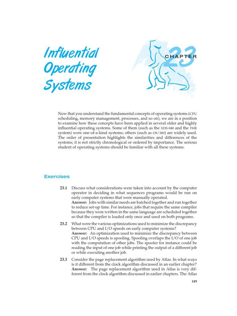 Influential Operating Systems Chapter | PDF | Kernel (Operating System ...