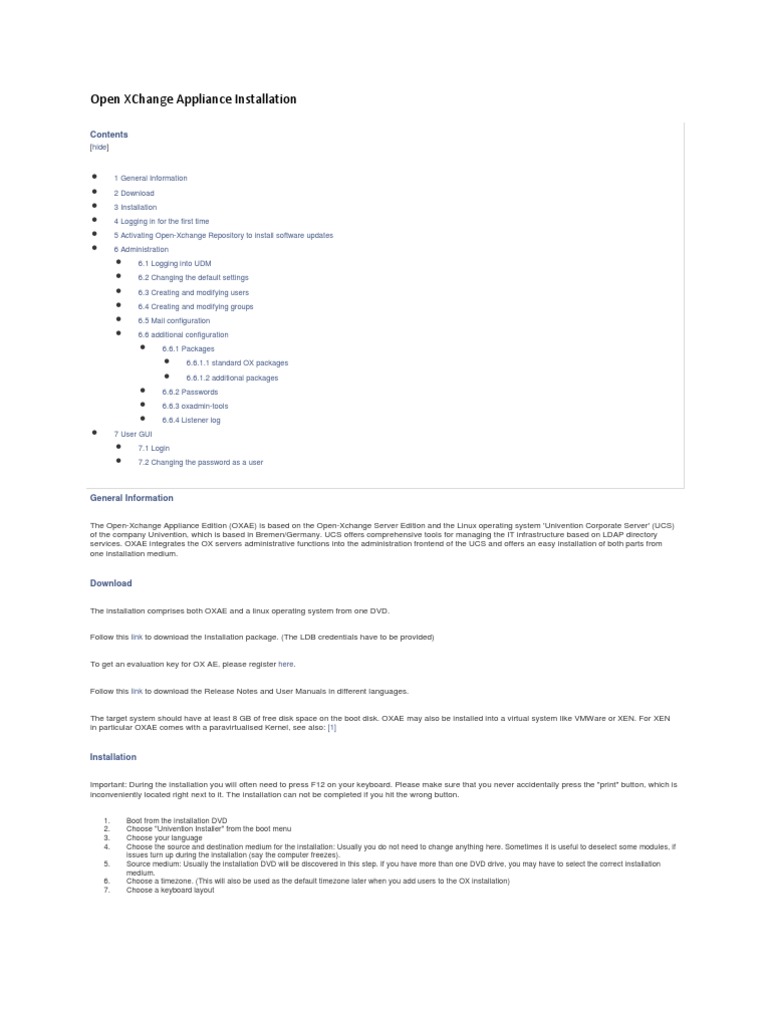 A Comprehensive Guide to Installing and Configuring the Open XChange ...