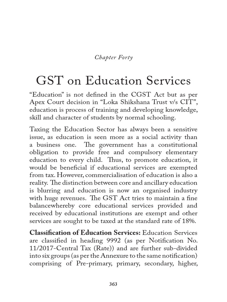 51 GST Flyer Chapter40 | PDF | Value Added Tax | Vocational Education