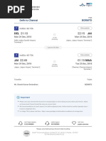 Sample Makemytrip Flight Ticket | PDF | Mobile App | Identity Document