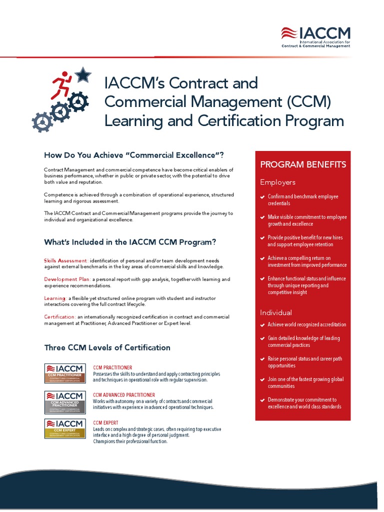 IACCM CCM Certification Programme | PDF | Competence (Human Resources ...