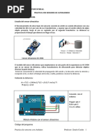Informe de Sensor Ultrasonico | PDF | Sonido | Arduino