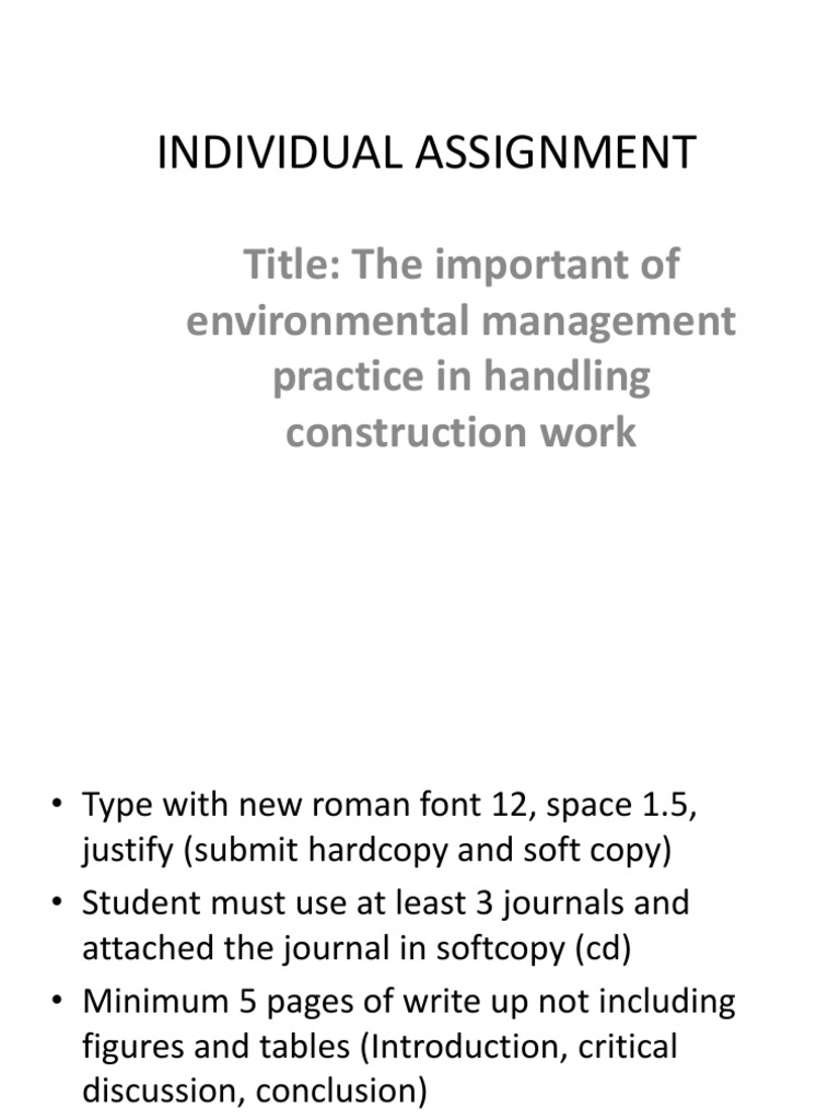 Individual Assignment (1) (Autosaved) | PDF