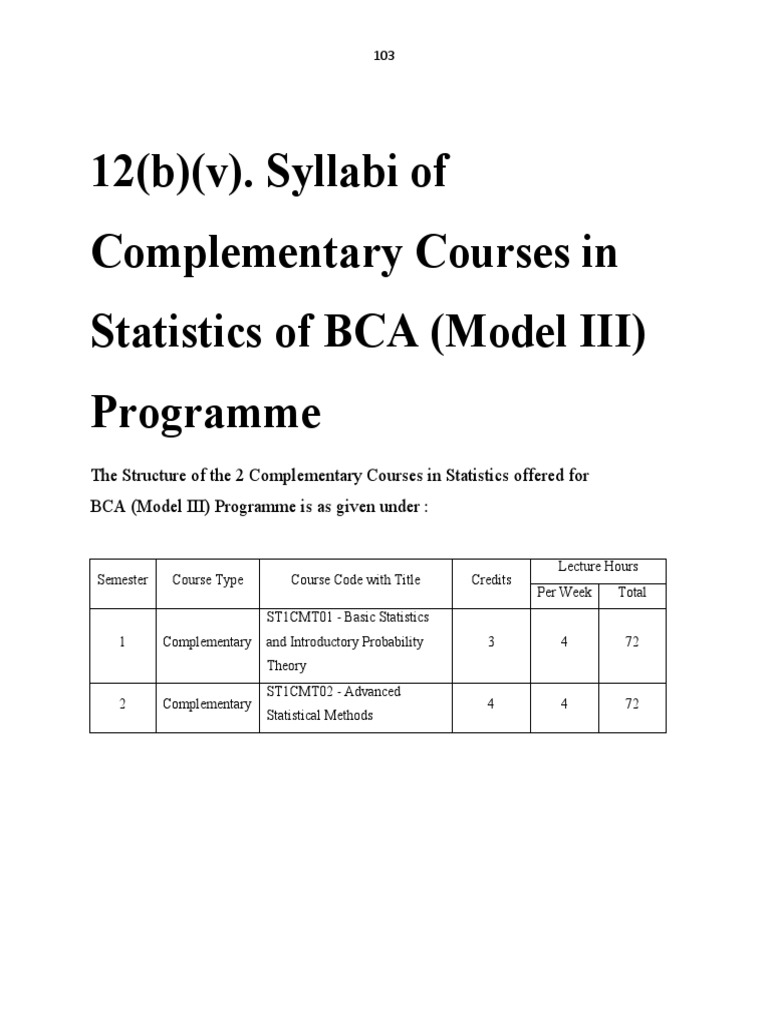 Statistics for BCA | Statistical Hypothesis Testing | Statistics