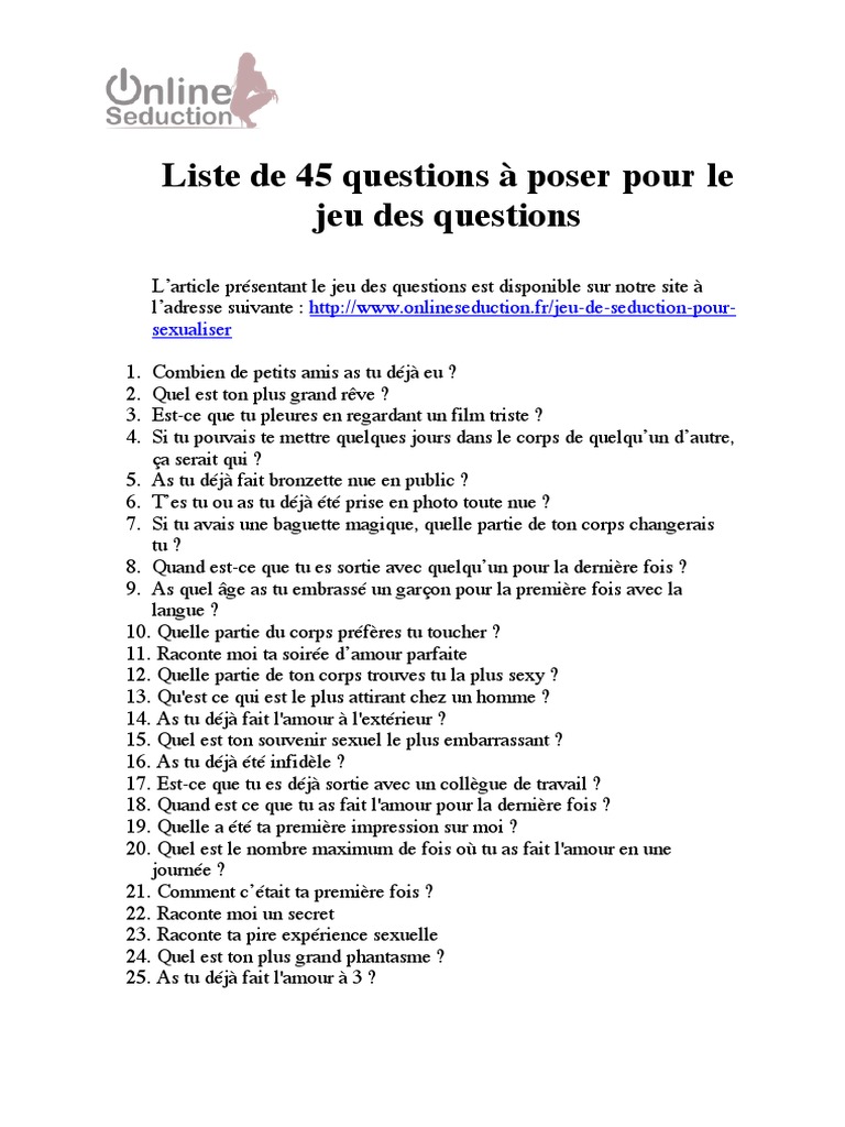 Jeu Des Questions | PDF | Échecs | Théorie (échecs)