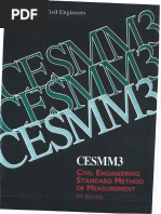 What Is CESMM | PDF | Measurement | Civil Engineering