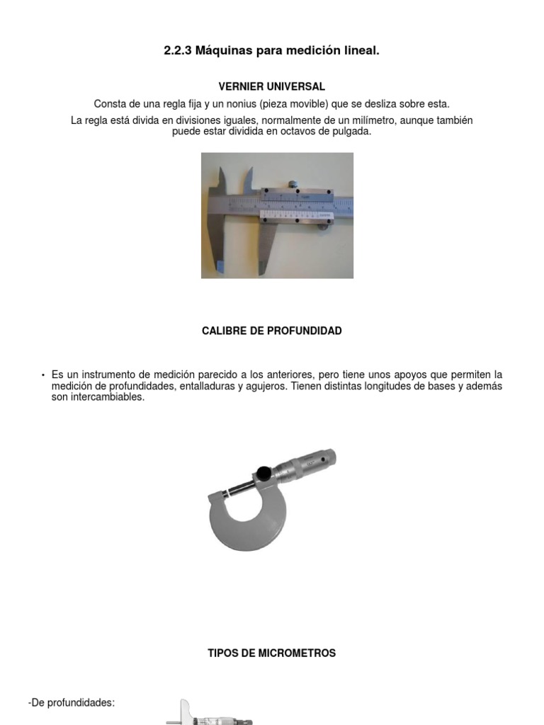 Maquinas de Medicion Lineal | PDF