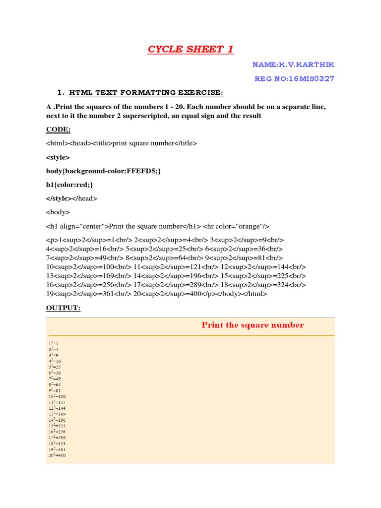 Cycle Sheet 1 PDF | PDF | Java Virtual Machine | Java (Programming ...