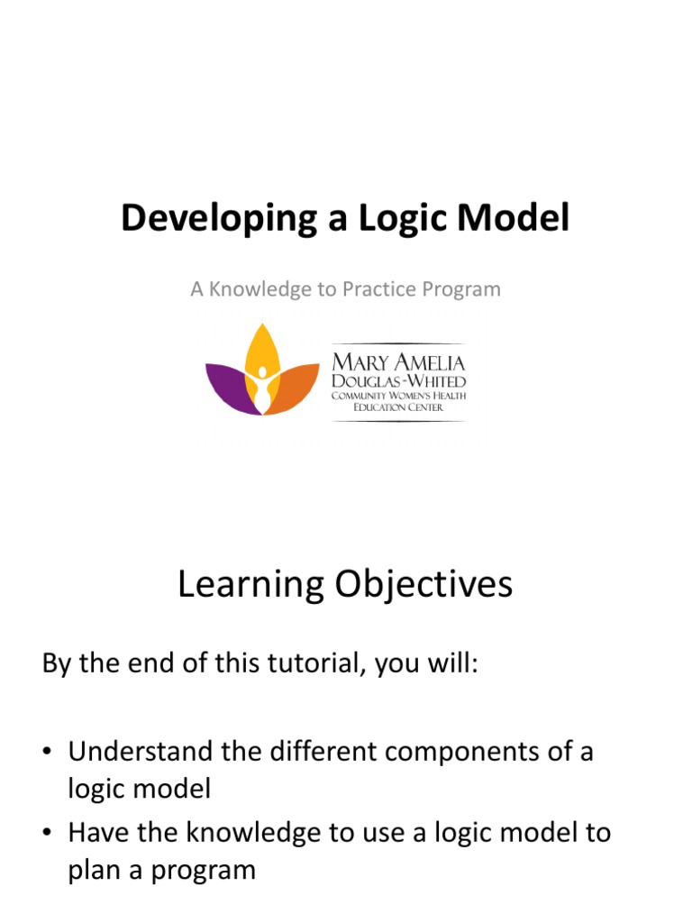 Logic Model Best | PDF | Breastfeeding | Goal